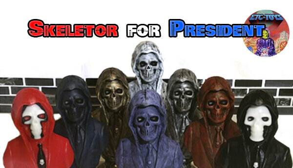 Skeletor for President by ETC TOYS | The Toy Chronicle